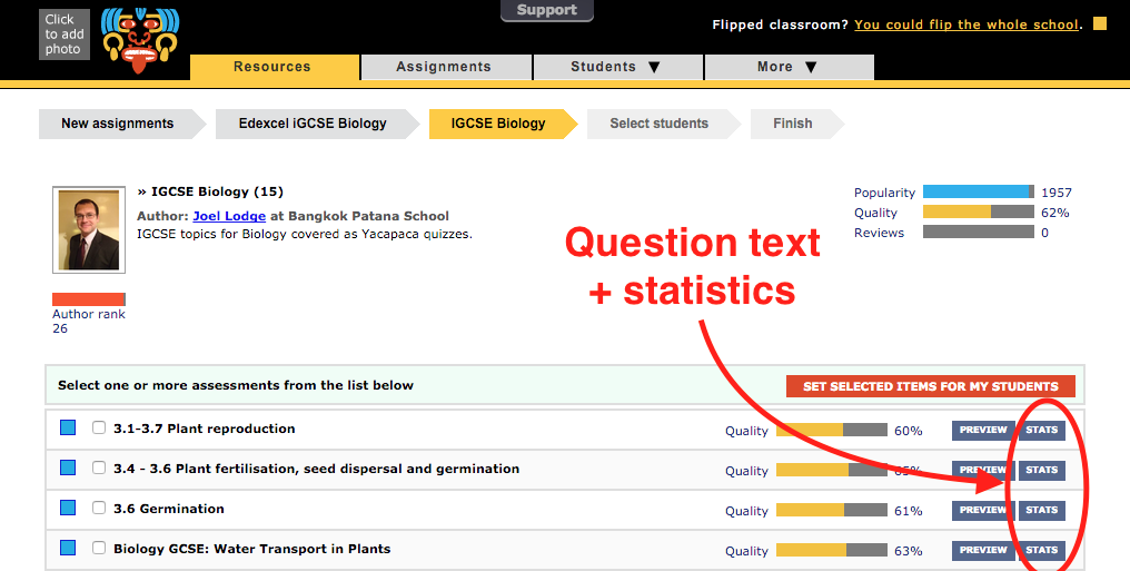 Tutorial 9: How to preview quiz questions before you assign – Yacapaca